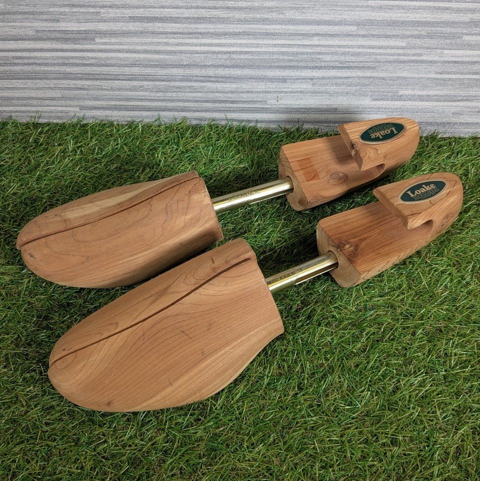 Loake Shoemakers Wooden Shoe Trees Stretchers Spring Loaded Size Large ...