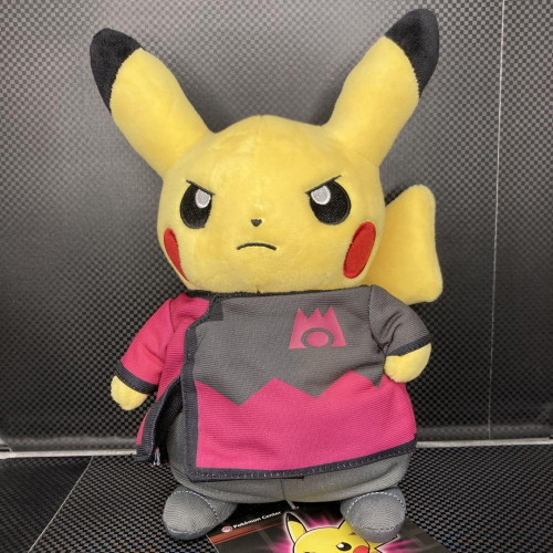 Pokemon Center Original Boss Pikachu Plush Toy Magma Team Matsubushi ...