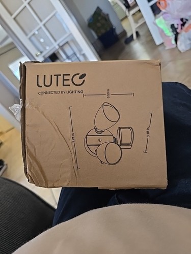 LUTEC 32W 2500 Lumen LED Security Lights Motion Sensor Light Outdoor ...