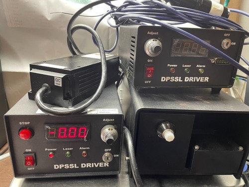class IV laser MBL-FN-473-300mW Laser with DPSSL driver power supply ...