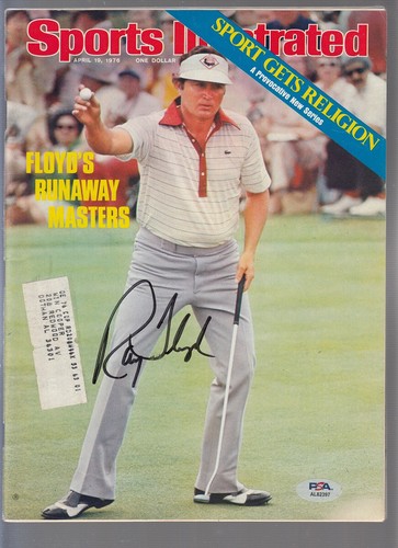 Raymond Floyd Signed 1976 Sports Illustrated 4/19 Autographed Masters ...