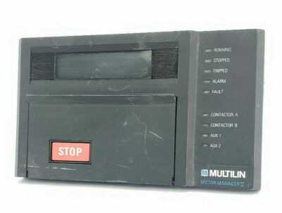 GE MULTILIN MM2 MOTOR MANAGER CONTROLLER MM2 D200 1265-0001-C1 1226 ...
