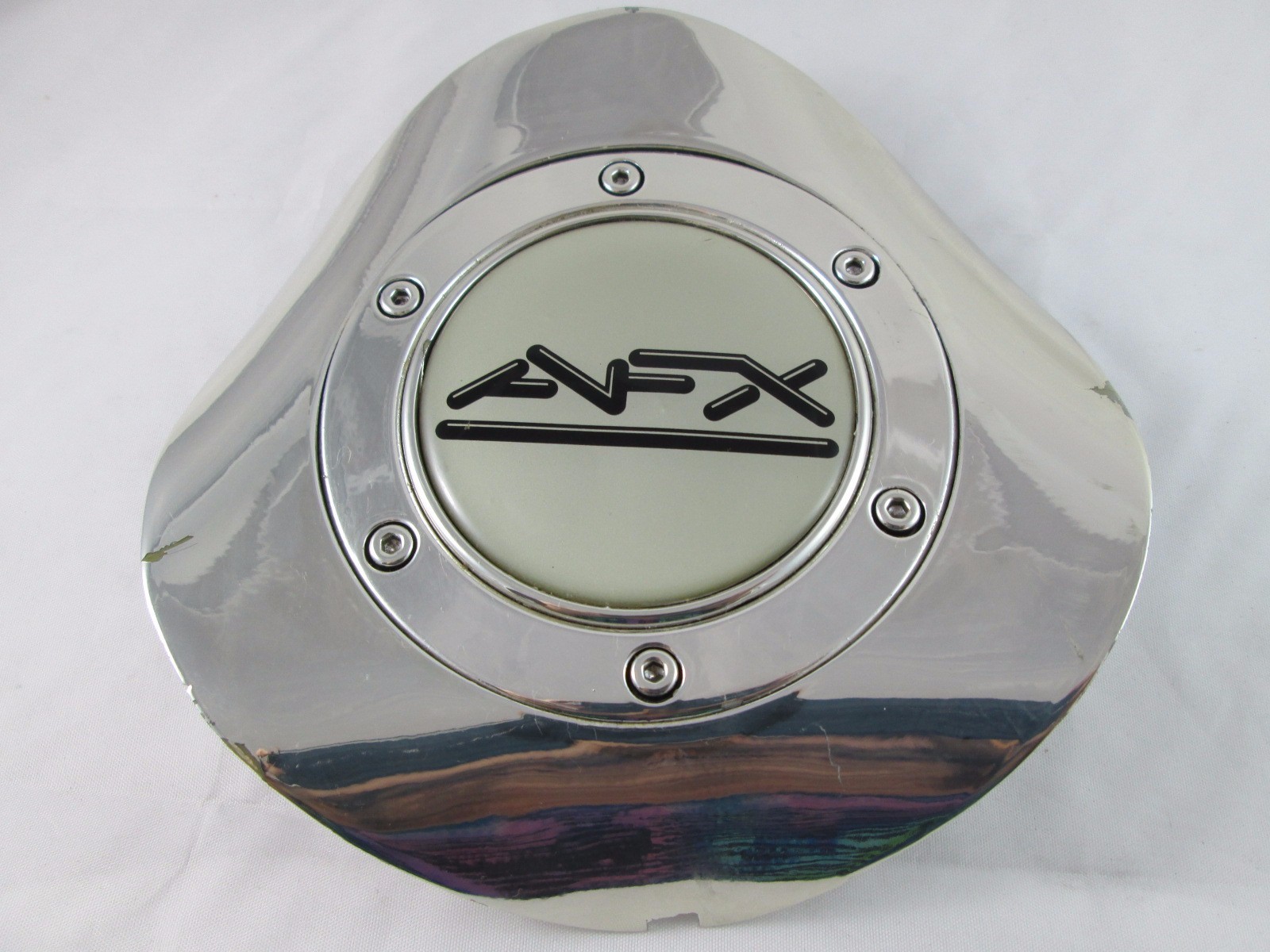 AFX WHEELS USED CHROME CUSTOM WHEEL CENTER CAP* #10X15 (1) | eBay