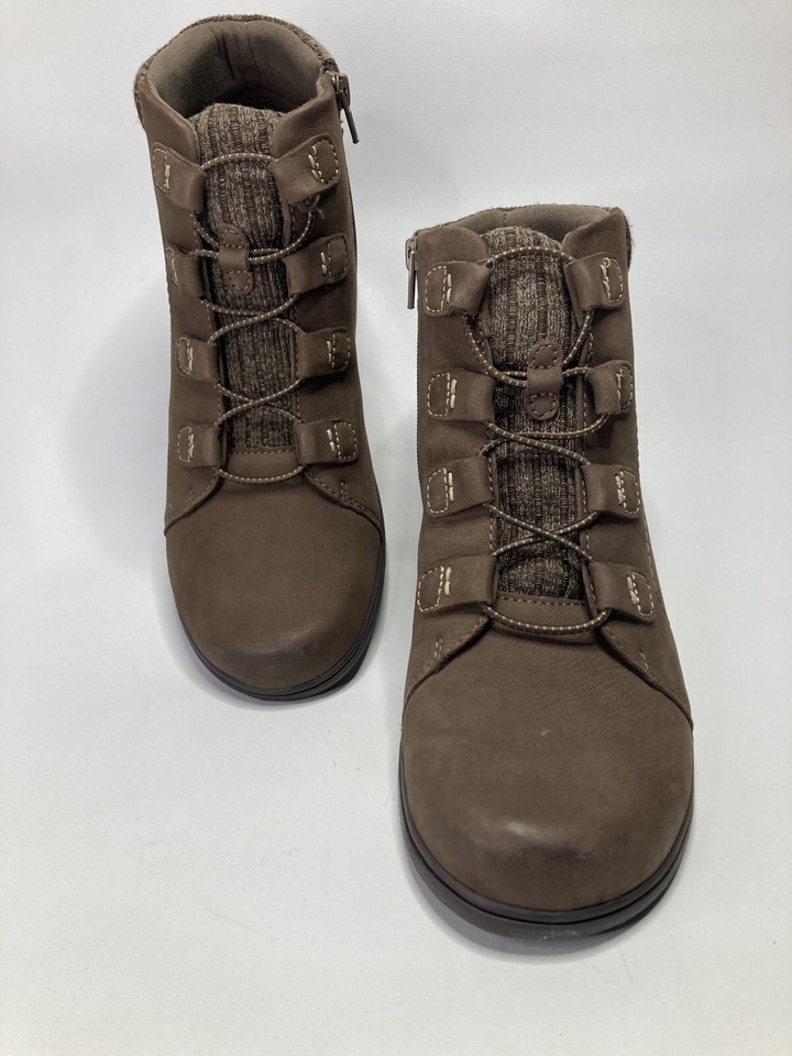 Clarks Carleigh Jade Boots Women's 12M Taupe Nubuck (brown) Leather ...