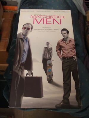 Matchstick Men 2004 VHS action agoraphobe germaphobe Nicolas Cage ...