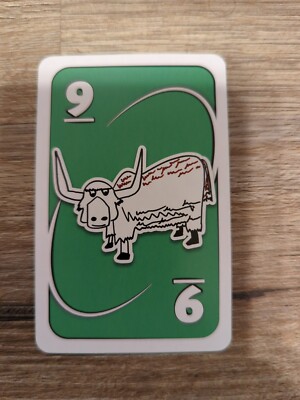 Veefriends Yellow Yack Green Uno Card | eBay