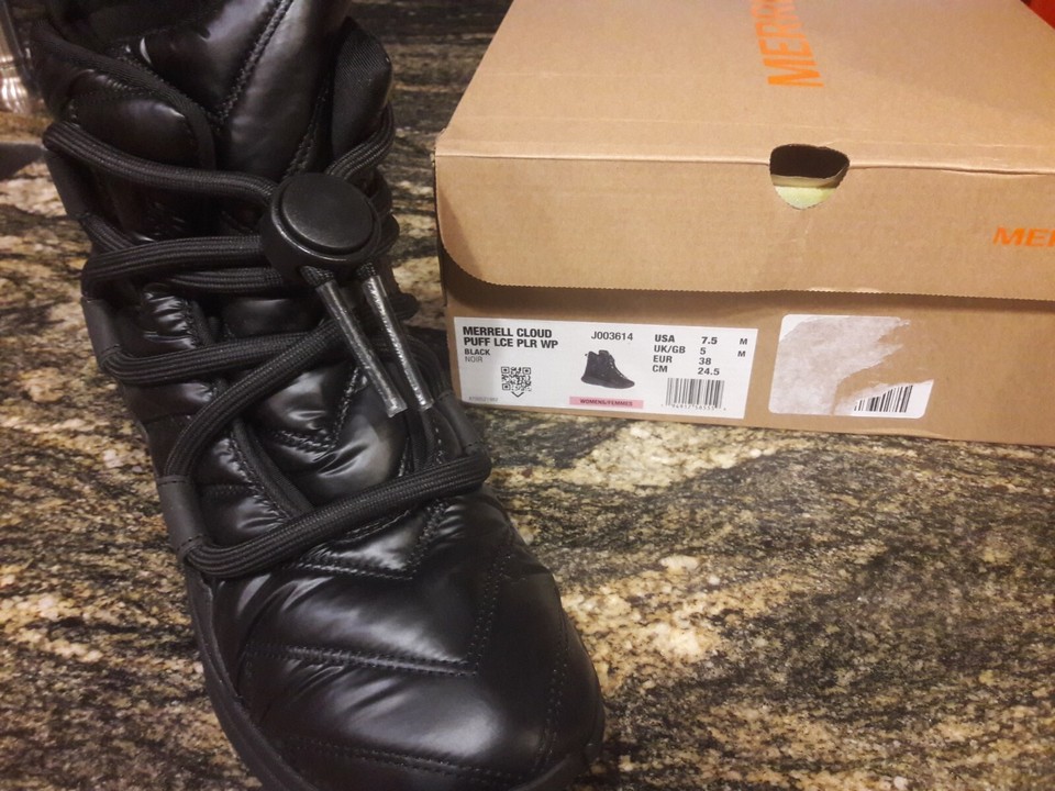 NEW $125 Womens Merrell Cloud Puff Lace Waterproof Boots, size 7.5 ...