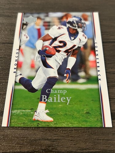 2007 Upper Deck Football Card #60 Champ Bailey (P5) | eBay