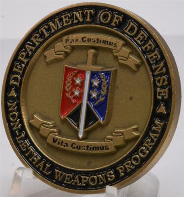 DOD Department of Defense Non Lethal Weapons Program Challenge Coin | eBay