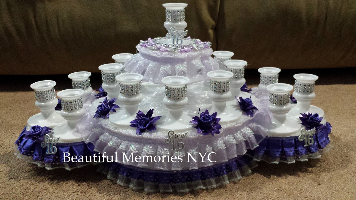 Sweet Sixteen Candle Ceremony Candelabra Candle Lighting | The Party