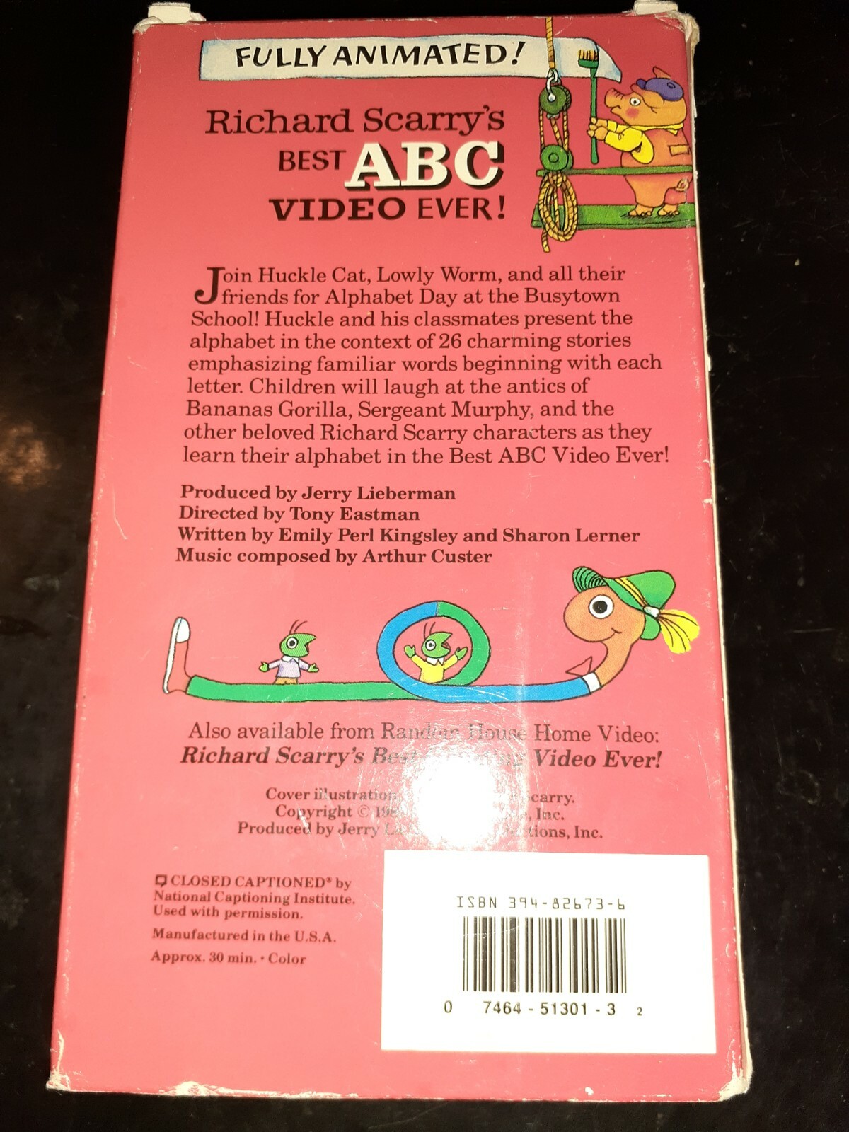 Richard Scarrys Best ABC Video Ever (VHS, 1997) 74645130132| eBay