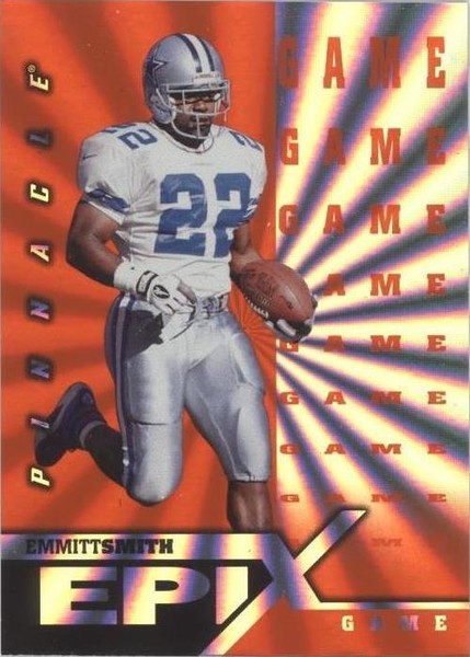 1997 Pinnacle - Epix Game Orange #E1 Emmitt Smith for sale online | eBay