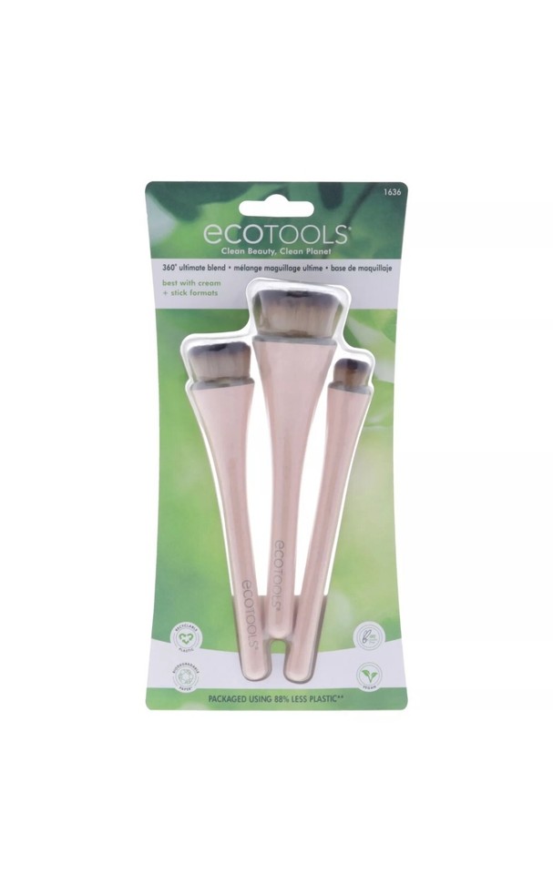 360 Ultimate Blend Brush Kit by Ecotools for Women - 3 Pc Kit Set | eBay