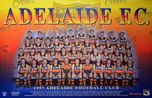 AFL Adelaide Crows 1997 Team Poster | eBay