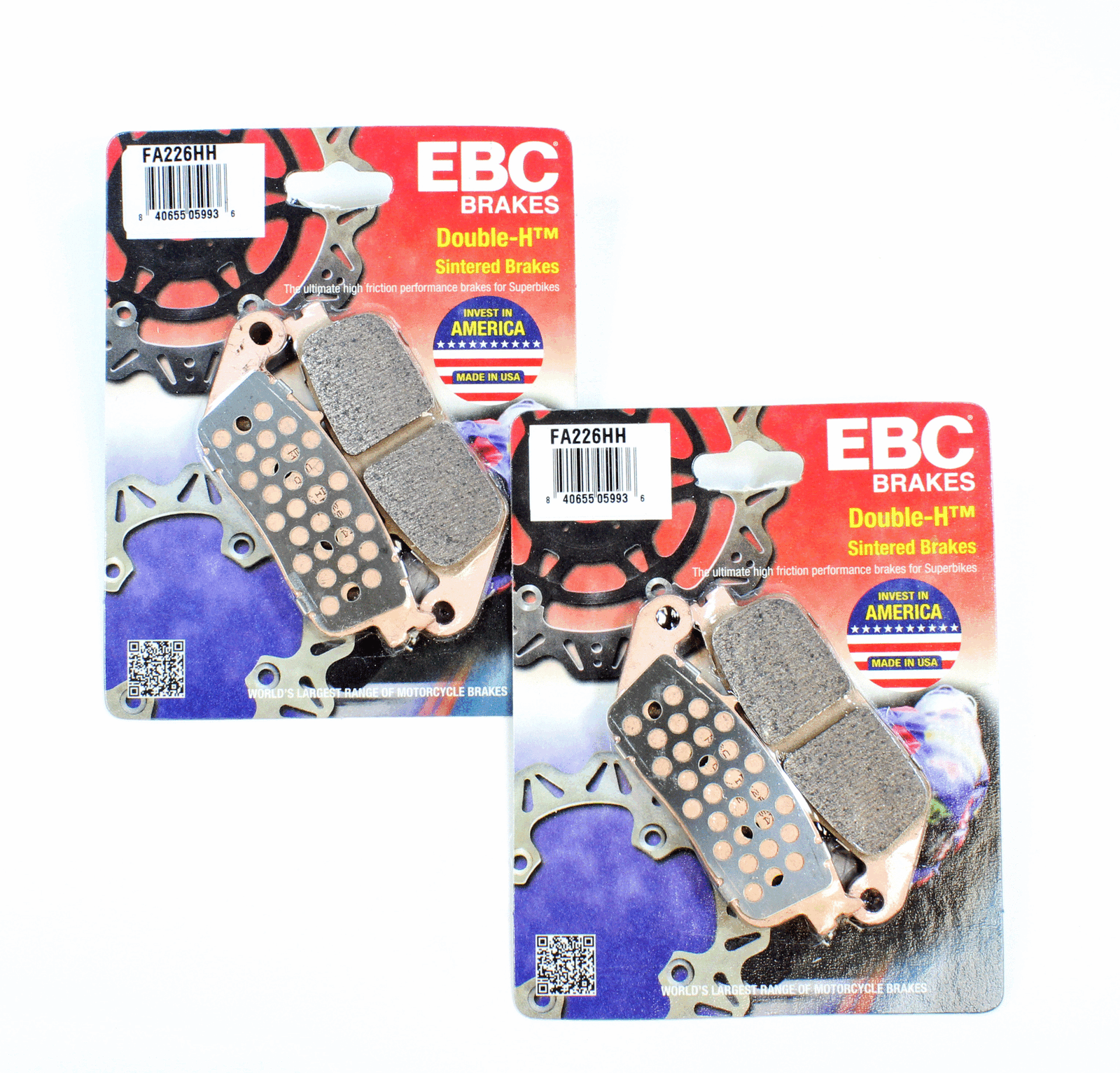 EBC HH Sintered Brake Pad Set for 2011-2017 Triumph TIGER 800 Front 2 ...