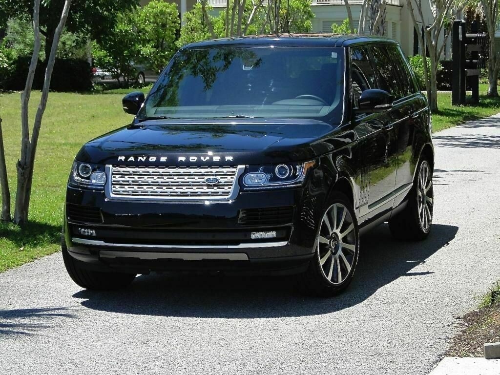 Factory Range Rover Black Wheels Set 4 Genuine Original OEM Perfect 21 ...