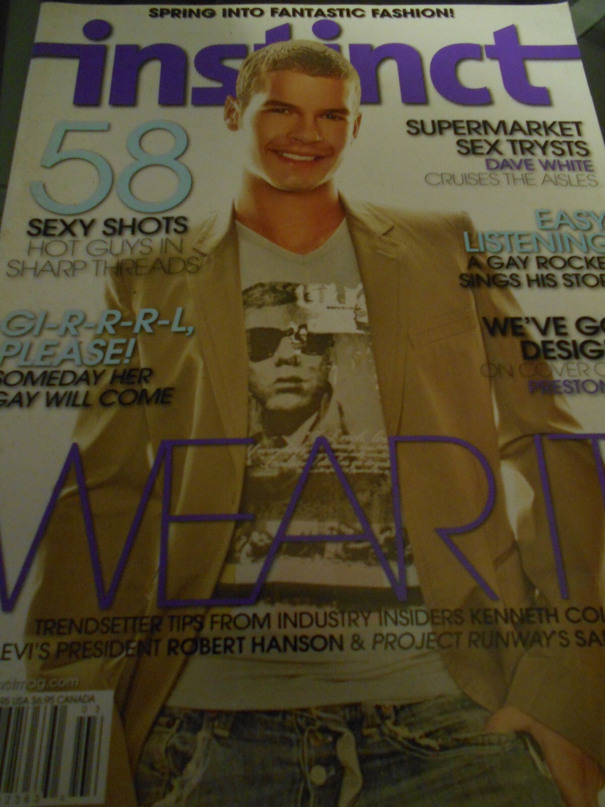 Santino Rice, John Waters - Instinct Magazine 2006 | eBay