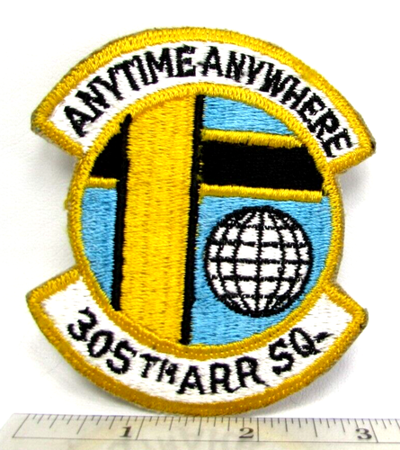 Vintage USAF 305th Aerospace Rescue Recovery ARR Sq Jacket Patch ...