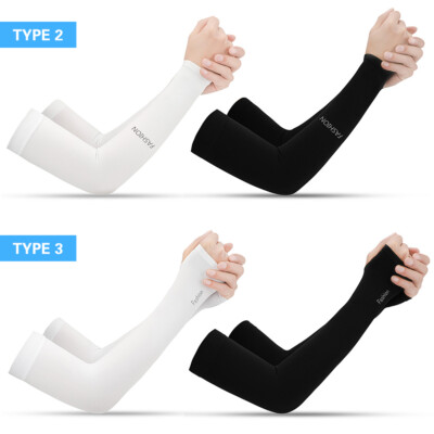 Outdoor Cooling Arm Sleeves Sport UV Protection Arm Cover Sun ...