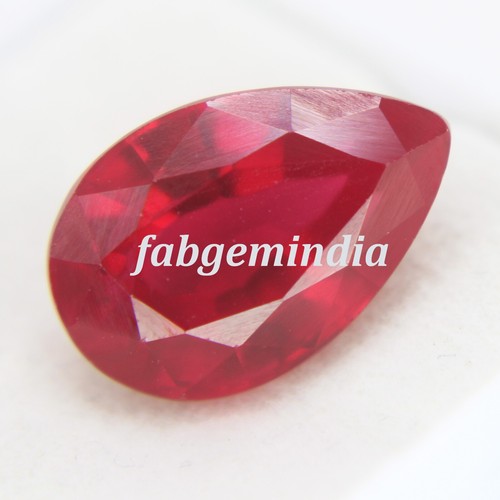 9.35CT Certified Natural Ruby Red Corundum Teardrop Shape Loose Cut ...