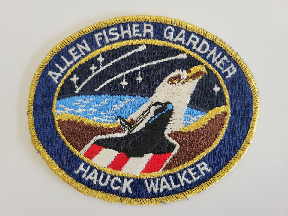 NASA STS-51A Space Shuttle Discovery Mission Patch Embroidered Ace Repo Company | eBay