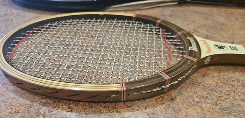 VTG BANCROFT "BJORN BORG MONTE CARLO" WOODEN TENNIS RACQUET ANTIQUE ...