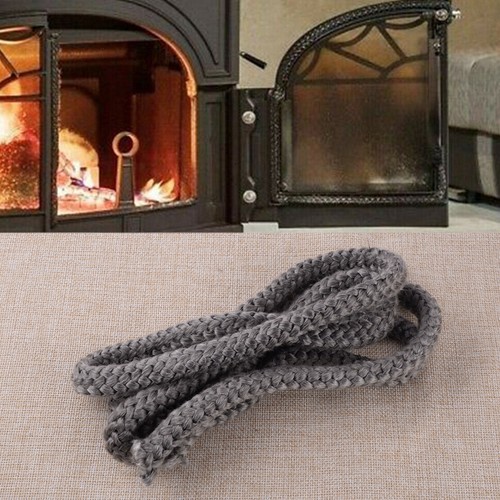 14mm Fiberglass Wood Stove Rope Gasket Graphite High Temp Tape Fire ...