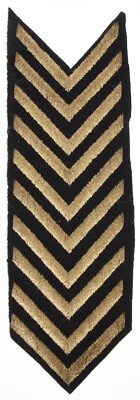 WWI Navy Gilt Bullion Overseas Service Chevrons: QM Strip of 10 | eBay