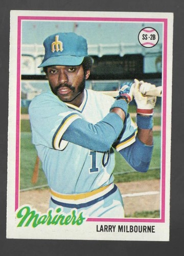 1978 Topps Larry Milbourne Seattle Mariners #366 Near Mint or Better | eBay