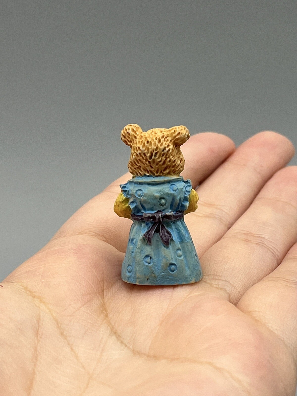 Miniature Mama Bear Figurine Country Cottage Goldilocks 3 Little Bears ...