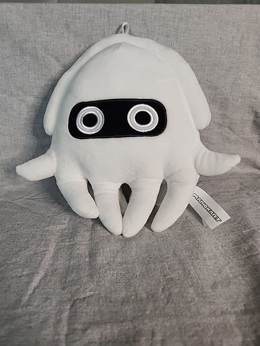 Nintendo Mario Kart Blooper Ink Squid Plush 10” Stuffed Animal White ...