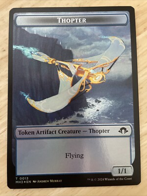 MTG Phyrexian Germ (0016) Thopter (0013) FOIL Token MH3 Modern Horizons ...