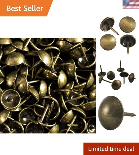 500 PCS Antique Brass Finish Upholstery Tacks - French Natural Thumb ...