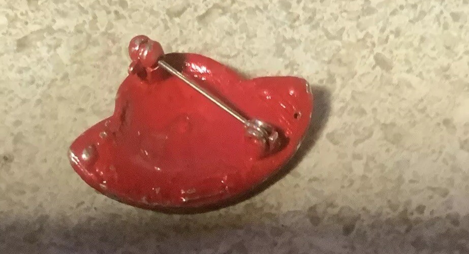 Red Hat Society Rhinestone Pin | eBay