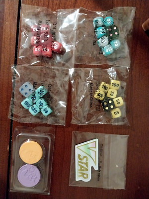 Pokemon Offical ETB Dice Bundle (Dice V star) Pokemon TCG | eBay