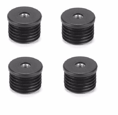 Round Threaded Tube Inserts - M8 Thread (Set of 4 Inserts) | eBay