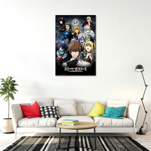 Death Note - Manga / Anime TV Show Poster / Print (Character Collage ...