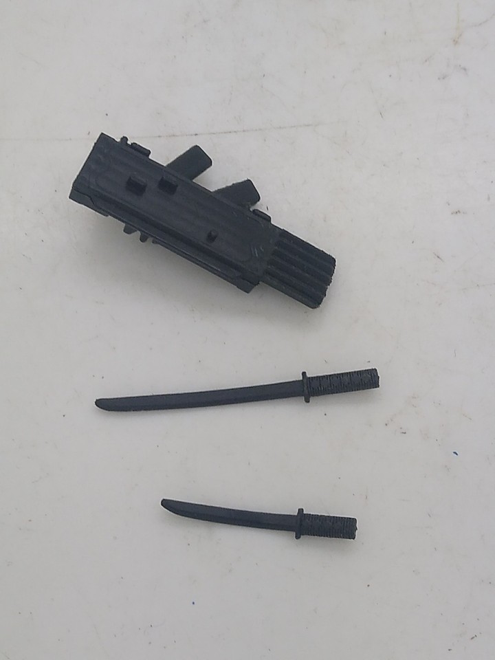 Vintage GI Joe 1984 v1 Storm Shadow - Sword - Dagger - Backpack ...