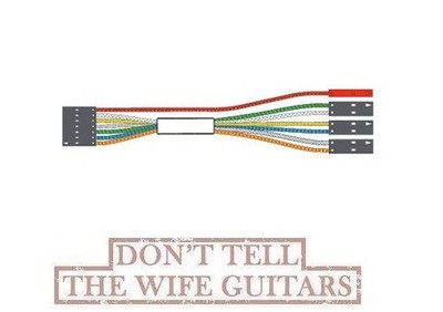 1 ( REAL ) EMG TW Pickup Cable Dual Mode 7-Pin Quick Connect Solderless ...
