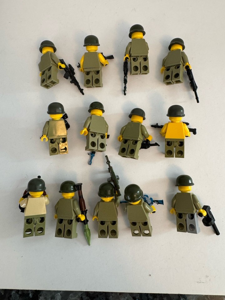Army Minifigures Lot - 13 Minifigures Plus Tent | eBay