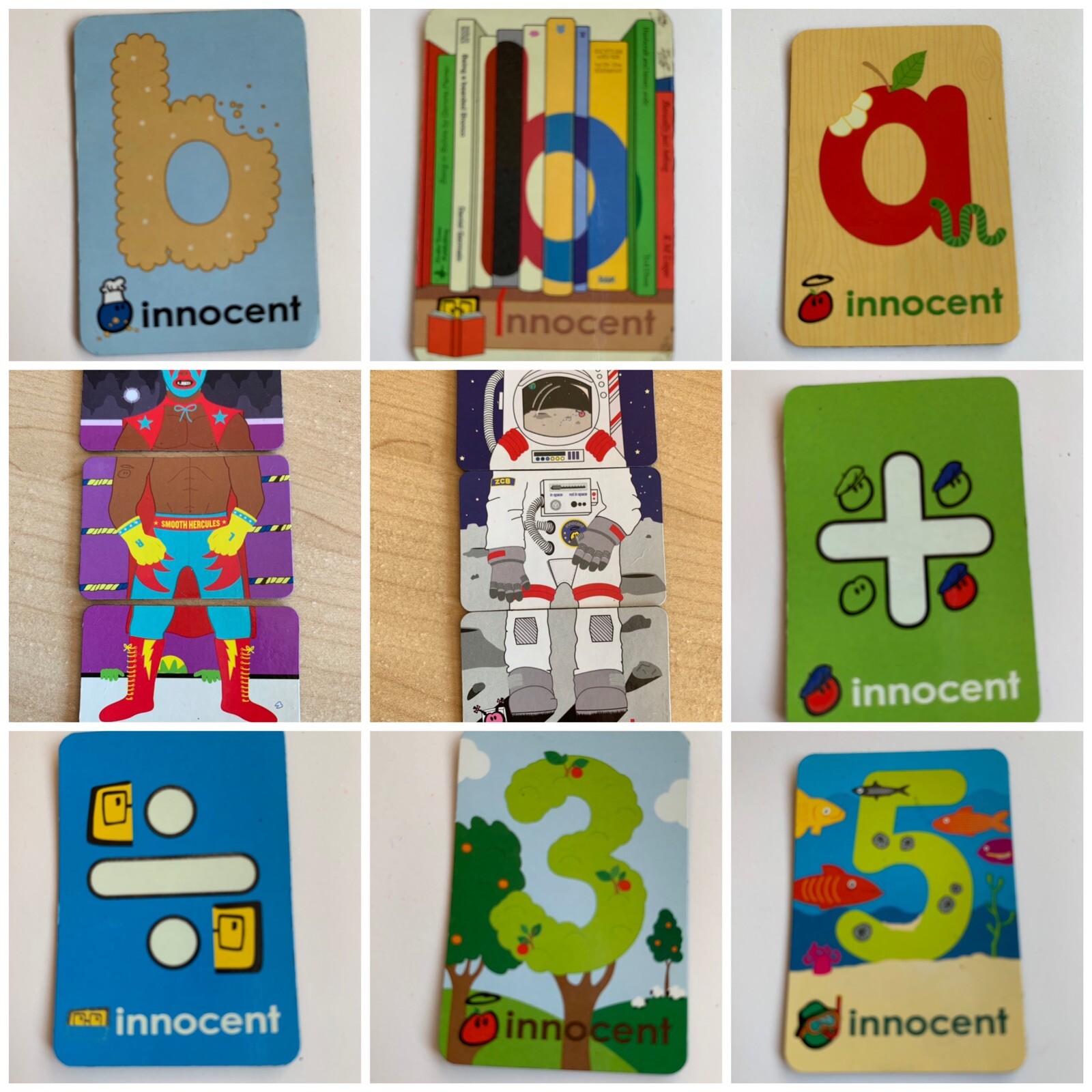 Innocent Smoothie Fridge Magnets Letters Numbers Pictures | eBay