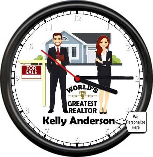 Personalized Name Real Estate Agent Realtor World's Greatest Sign Wall ...
