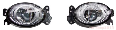 Fit for 2007-2009 Mercedes W211 W164 R230 Fog Light Chrome & Clear Lens ...