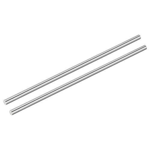 2Pcs 304 Stainless Steel Rods, 9mm x 305mm Metal Solid Shaft Round Rod ...