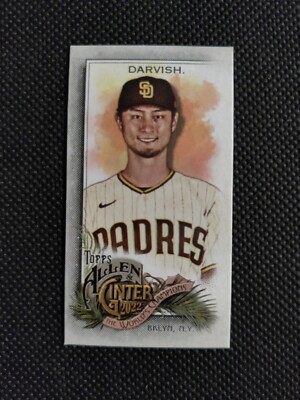 2022 Topps Allen & Ginter YU DARVISH Mini Card - SAN DIEGO PADRES ...