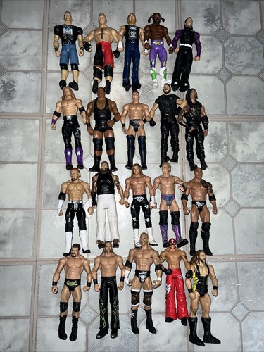 WWE Figure Lot Of 20 Mattel Current Superstars Basic Wrestling Action ...