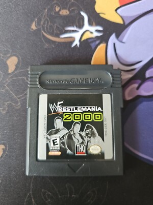 Wrestlemania 2000 WWE (Nintendo Gameboy Color GBC) Cartridge Only ...