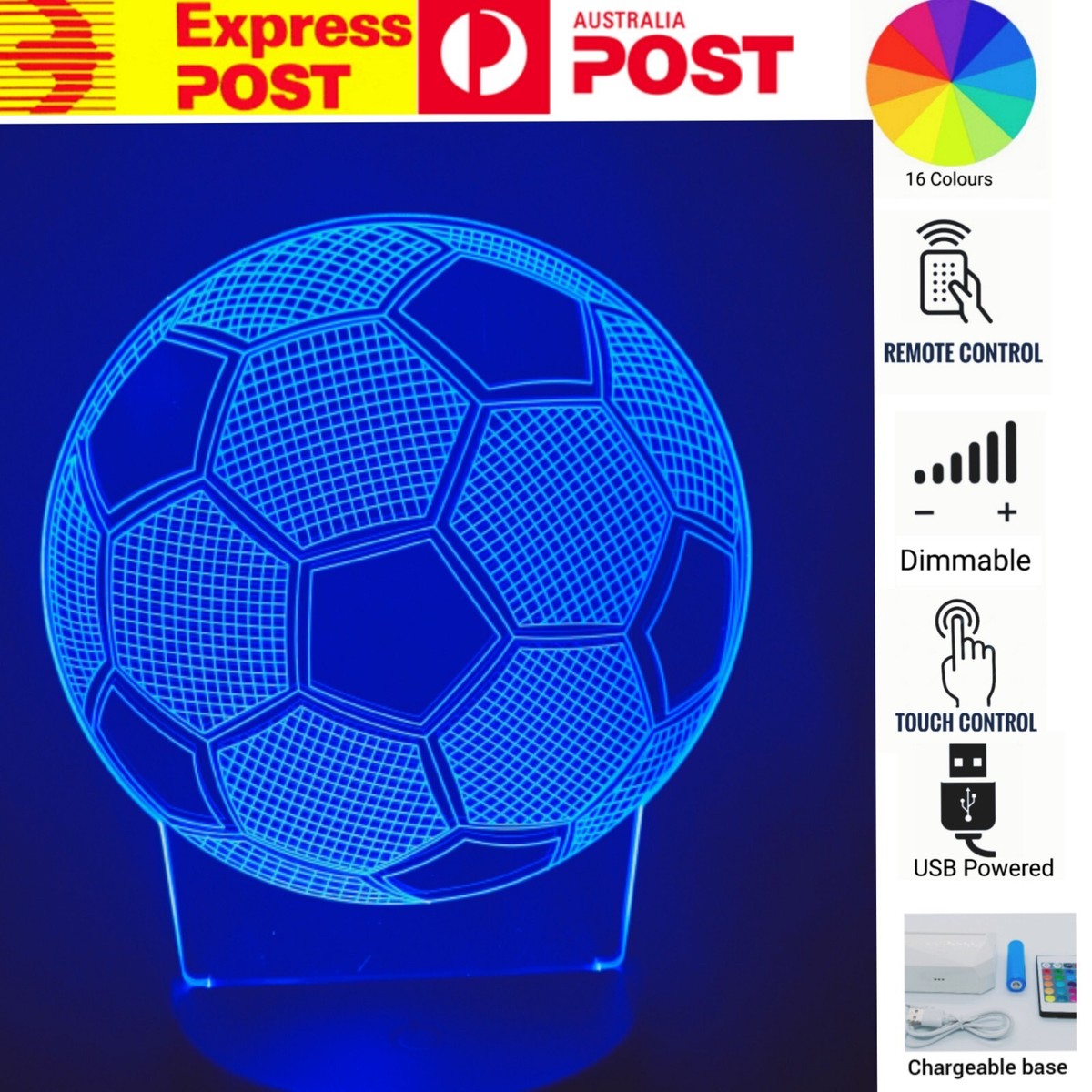 Acrylic Light Ball Langdon 3 Light Gold 3000k Clear Optical Acrylic