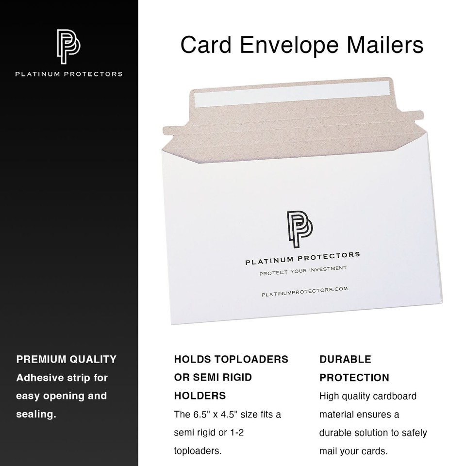 Platinum Protectors Shipping Mailers for Cards eBay Standard Envelope ...