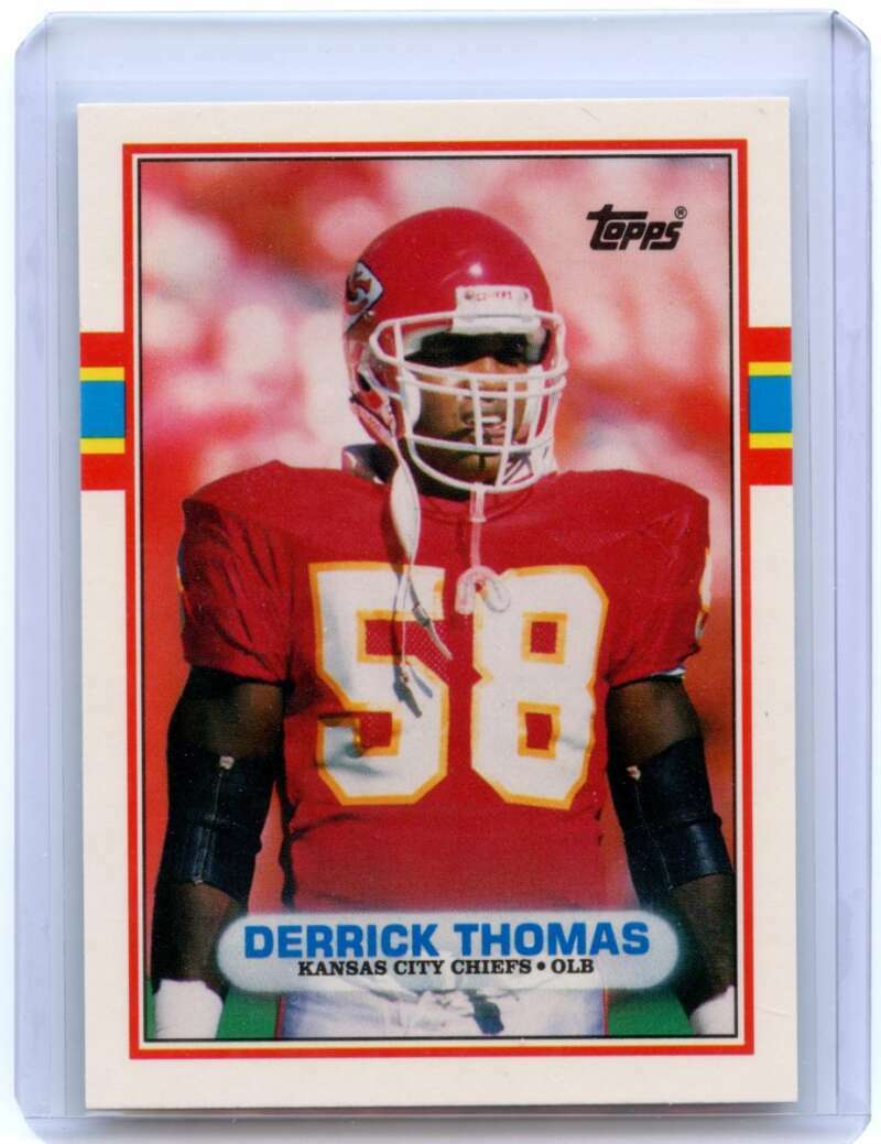 Derrick Thomas Rookie Card 1989 Topps Traded #90T Kansas City Chiefs | eBay